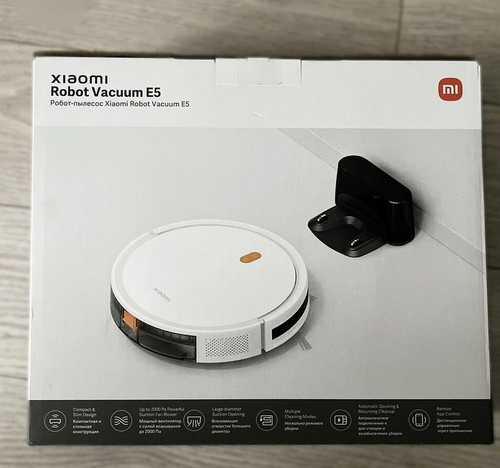 Робот-пылесос новый Xiaomi Robot Vacuum E5