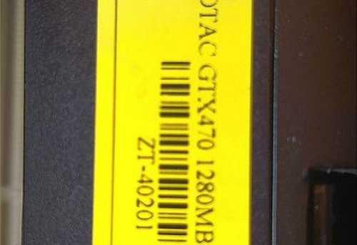 Zotac GTX 470 1280MB 320bit DDR5