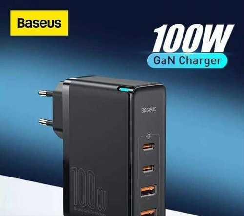 Зарядное устройство Baseus GaN, 100 watt