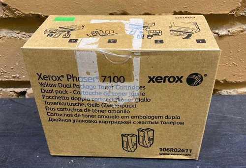 Xerox 106R02611 картридж желтый (дефект коробки)