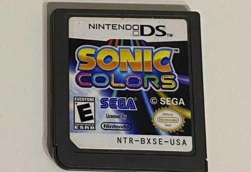 Nintendo DS картридж sonic colors