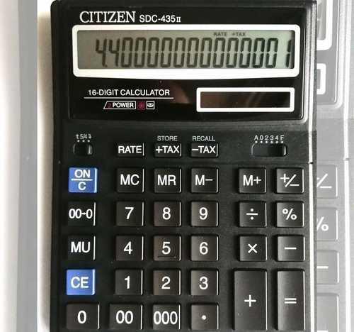 Калькулятор citizen desktop calculator SDC -435II