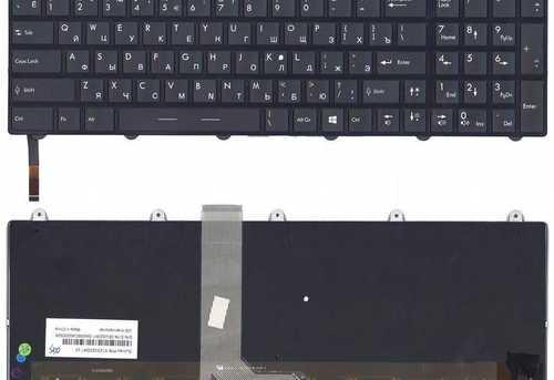 Клавиатура MSI GE60, GE70, GT70 черная с рамкой