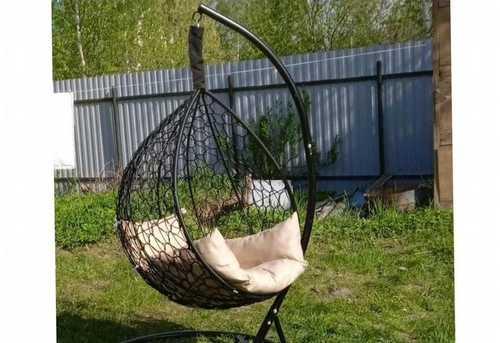 Кресло подвесное садовое черное