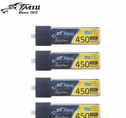 Аккумуляторы tattu BT2.0 450 mAh 1S