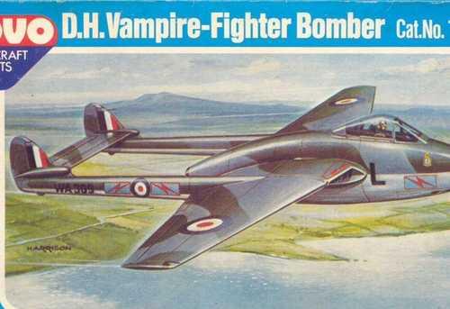 Сборная модель самолета De Havilland “Vampire”