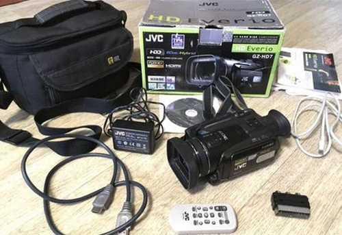 Видео камера JVC 3ccd 60 gb Hybrid