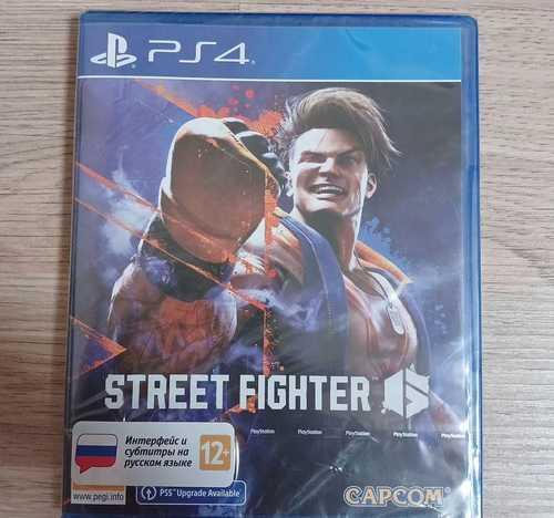 Игра Street Fighter 6 диск PS4(для PS5 цифр)