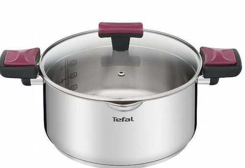 Кастрюля Tefal Cook&Clip 5л с крышкой (G7234674)