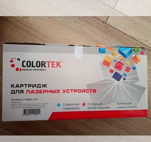 Картридж Colortek HP CE505X/C-719H