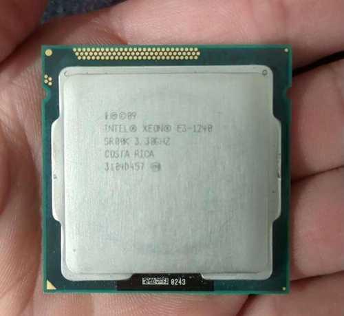 Процессор Intel xeon E3-1240