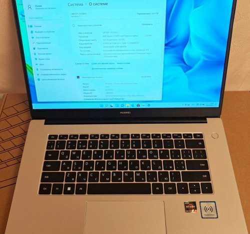 15.5" Huawei MateBook D15 Ryzen 5/16Gb/512Gb