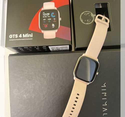 Смарт-часы Amazfit gts 4 mini pink