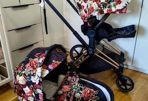 Коляска cybex priam blossom spring 2 в 1