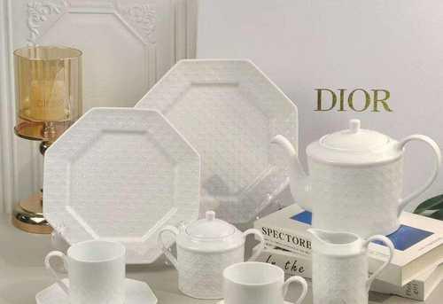 Коллекция посуды Christian Dior Miss Dior Cannage
