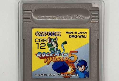 Игра Rockman World 5 для Game Boy оригинал