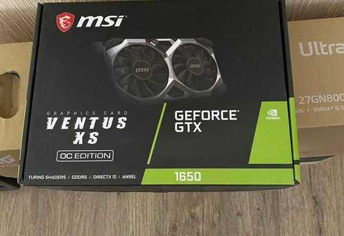 Видеокарта MSI GTX 1650 GTX 1650 ventus XS 4G OC