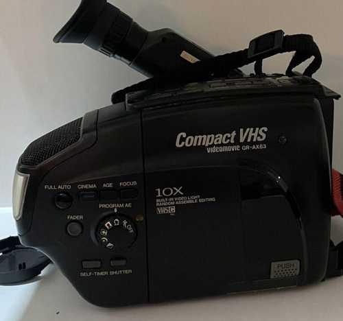 Видеокамера vhs-c JVC GR-AX63   сумка