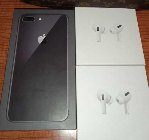 Коробка от iPhone 8, AirPods