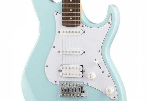 Электрогитара, голубая, формы Stratocaster+ Чехол