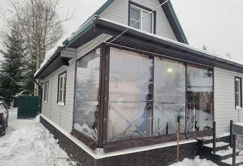 Мягкие окна для загородного дома
