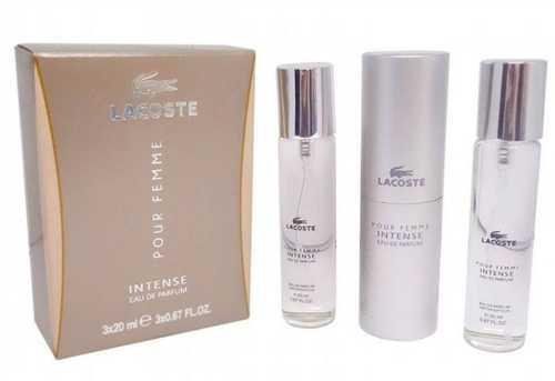 Духи набор Lacoste Pour Femme intense 3x20ml