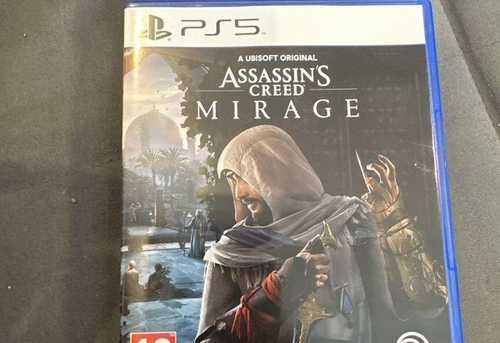 Диск assassins creed mirage ps5