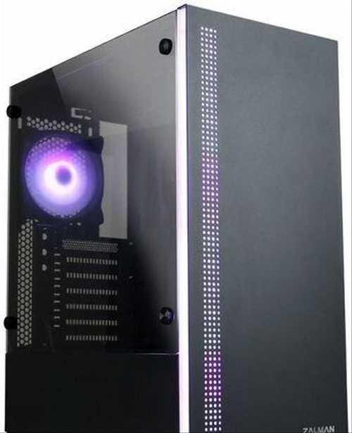 Корпус с подсветкой Midi-Tower - Zalman S5 черный