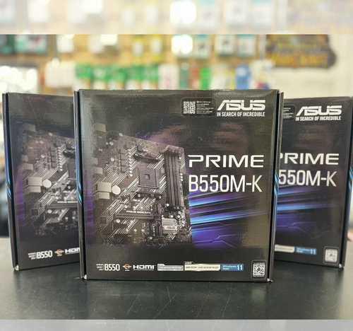 Материнская плата Asus prime B550M-K (AM4) новая