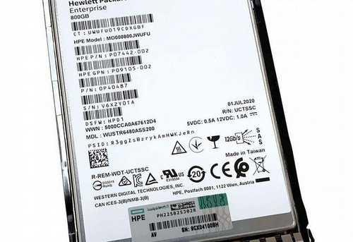 Жесткий диск HP MO000800jwufu 800Gb SAS 2,5" SSD