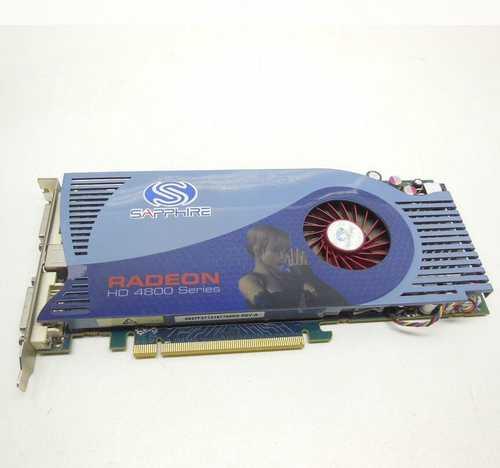 Видеокарта PCI-E Sapphire Radeon HD 4850 1Gb, 256bit, DDR3, 2xDVI-I, TV-Out, Питание 6pin Немного шу