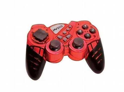 Джойстик проводной DVTech JS35 пк, PS2, PS3 red