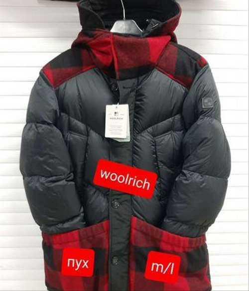 Пуховик woolrich(двусторонний)original NEW