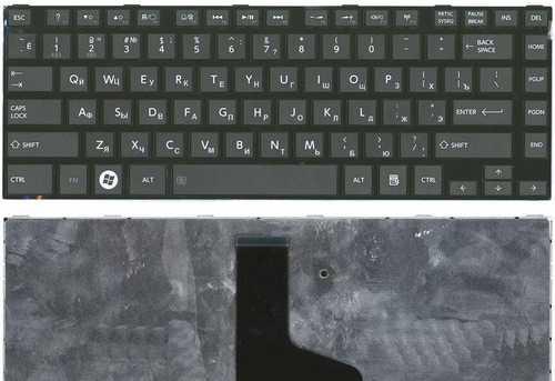 Клавиатура Toshiba L800, L830 черная с рамкой