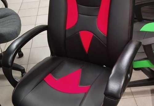 Кресло игровое эко кожа красное офисное компьютерн