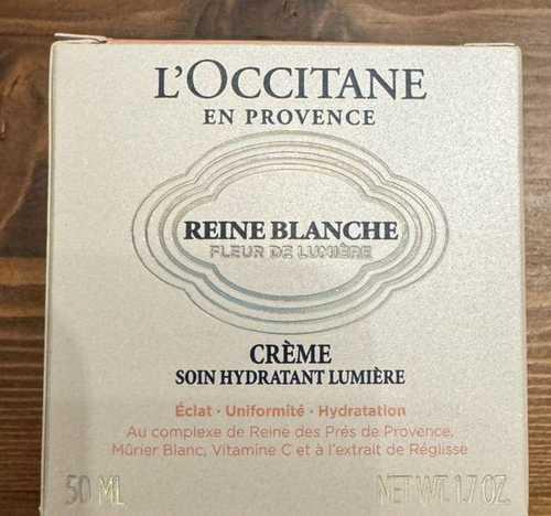 L'occitane Крем для сияния кожи лица Белая 50 мл