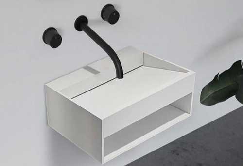 Мебель для ванной abber Stein AS2645-0.6 белая мат