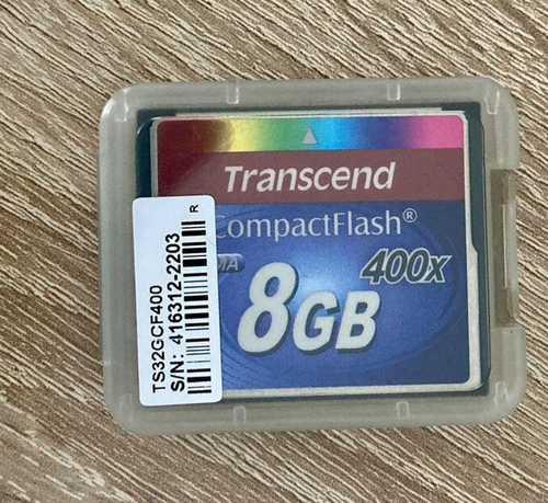 Transcend Compact Flash 8Gb x400
