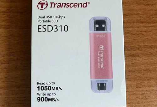 Внешний жесткий диск SSD 512GB Transcend ESD310