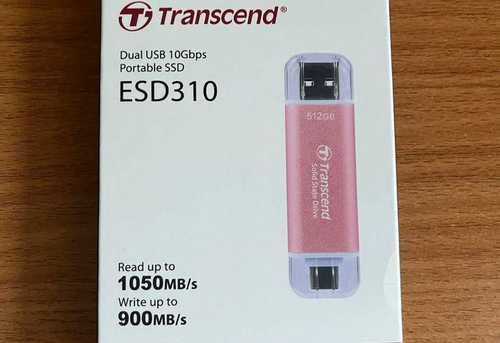 Внешний жесткий диск SSD 512GB Transcend ESD310