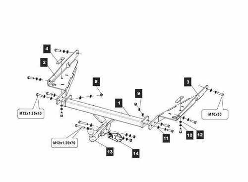 Фаркоп Baltex для Mazda CX-9 2017