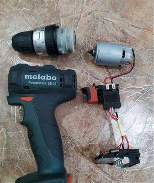 Запчасти для шуруповерта metabo sb 12v