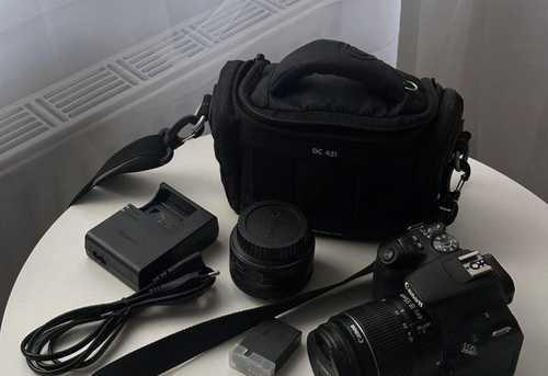 Зеркальный фотоаппарат Canon200d комплект