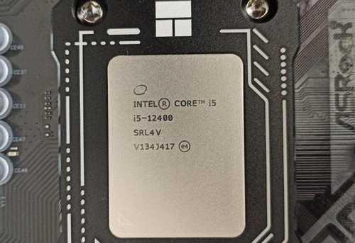 Процессор intel core i5 12400f + рамка в подарок