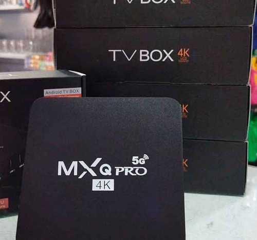 Смарт тв приставка андроид MXQ Pro с Wi-Fi 8/128 г