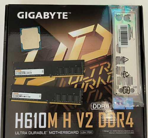 Комплект (связка) I5 12400F H610 DDR4 16Gb