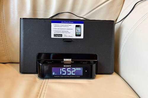 Радио-часы Sony с док-станцией Apple iPod