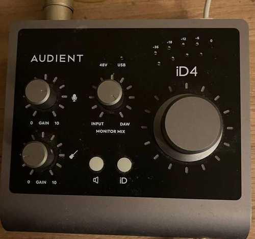 Аудиокарта audient id4 mkii