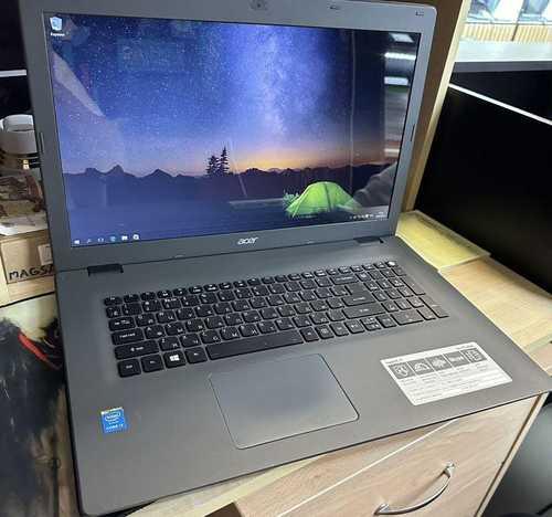 Большой Acer Aspire E5-771 Core i3/4/500/1gb/17.3"