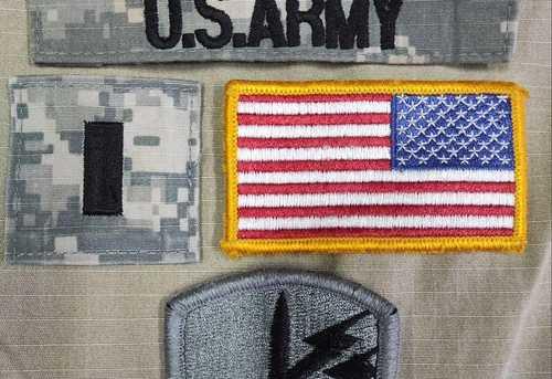 Нашивки US army ACU велкро на липучках (за лот)